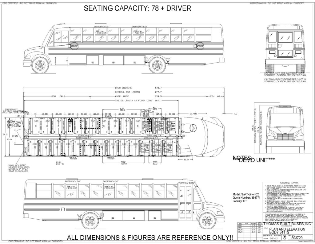 2025 THOMAS BUILT BUSES SAF-T-LINER C2 - Lewis Bus Group